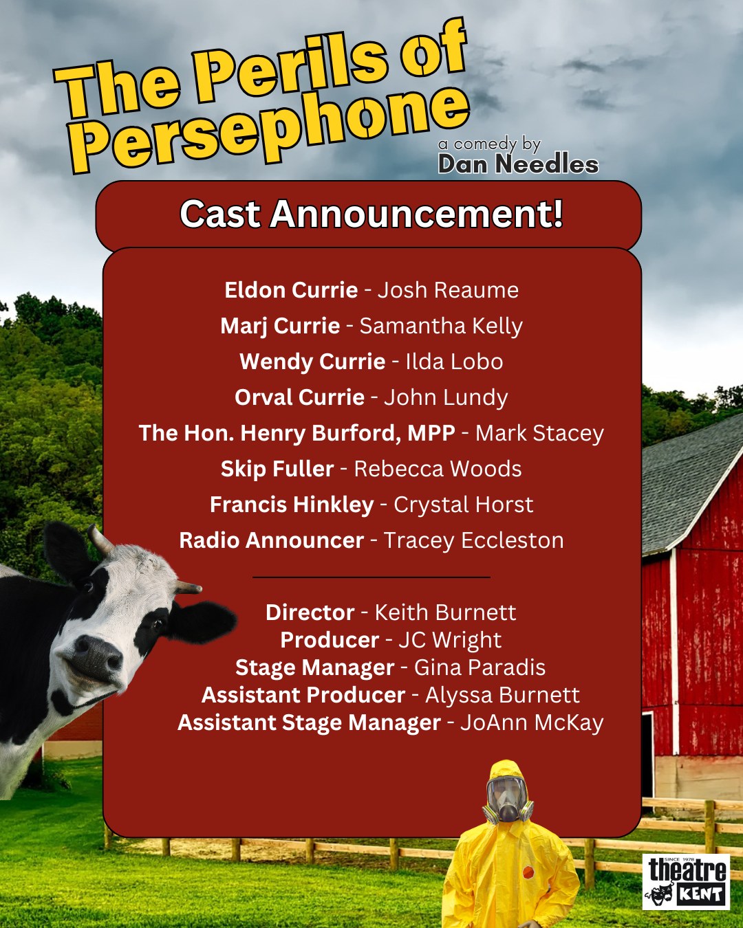 ‘The Perils of Persephone’ Cast – Theatre Kent